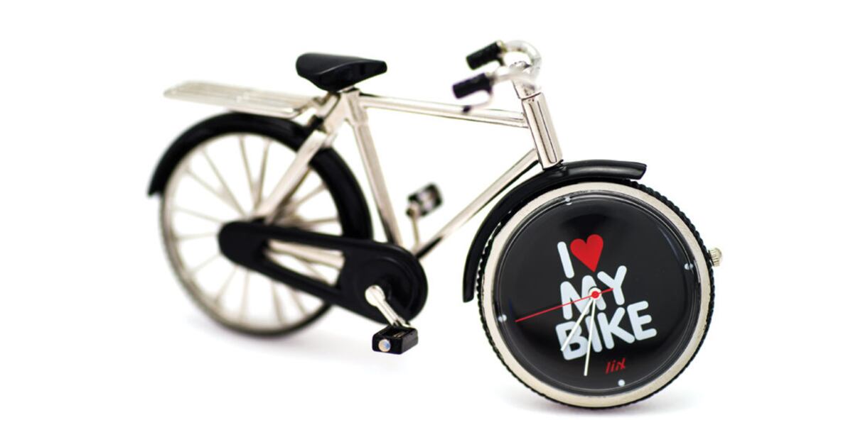 Hodiny Liix Clock I Love My Bike - Cyklospeciality