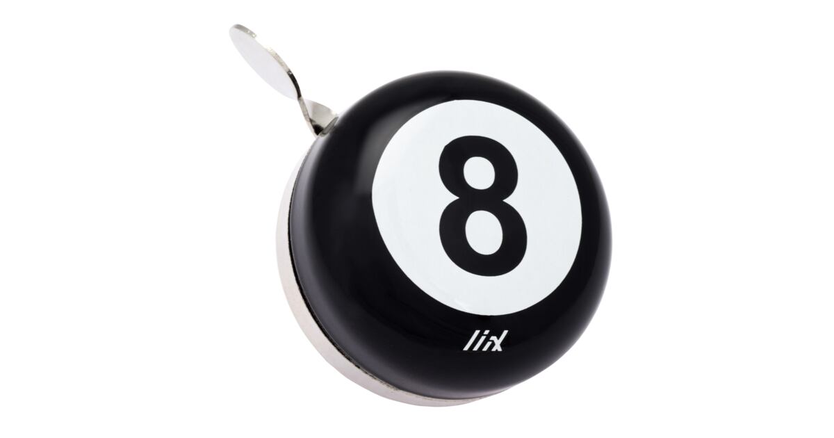 Zvonek na kolo Liix Mini Ding Dong 8 Ball - Cyklospeciality